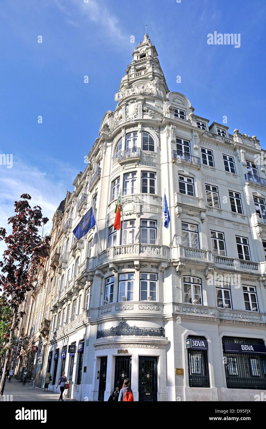 BBVA bank Porto Portugal Stock Photo - Alamy