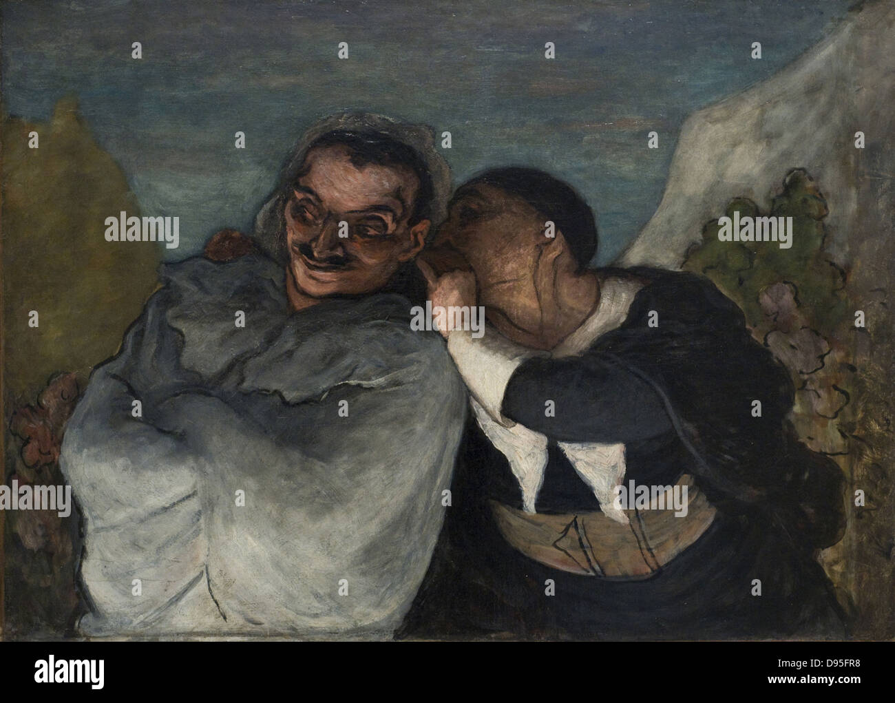 Honoré Daumier Crispin et Scapin aka Scapin et Silvestre XIX th Century ...
