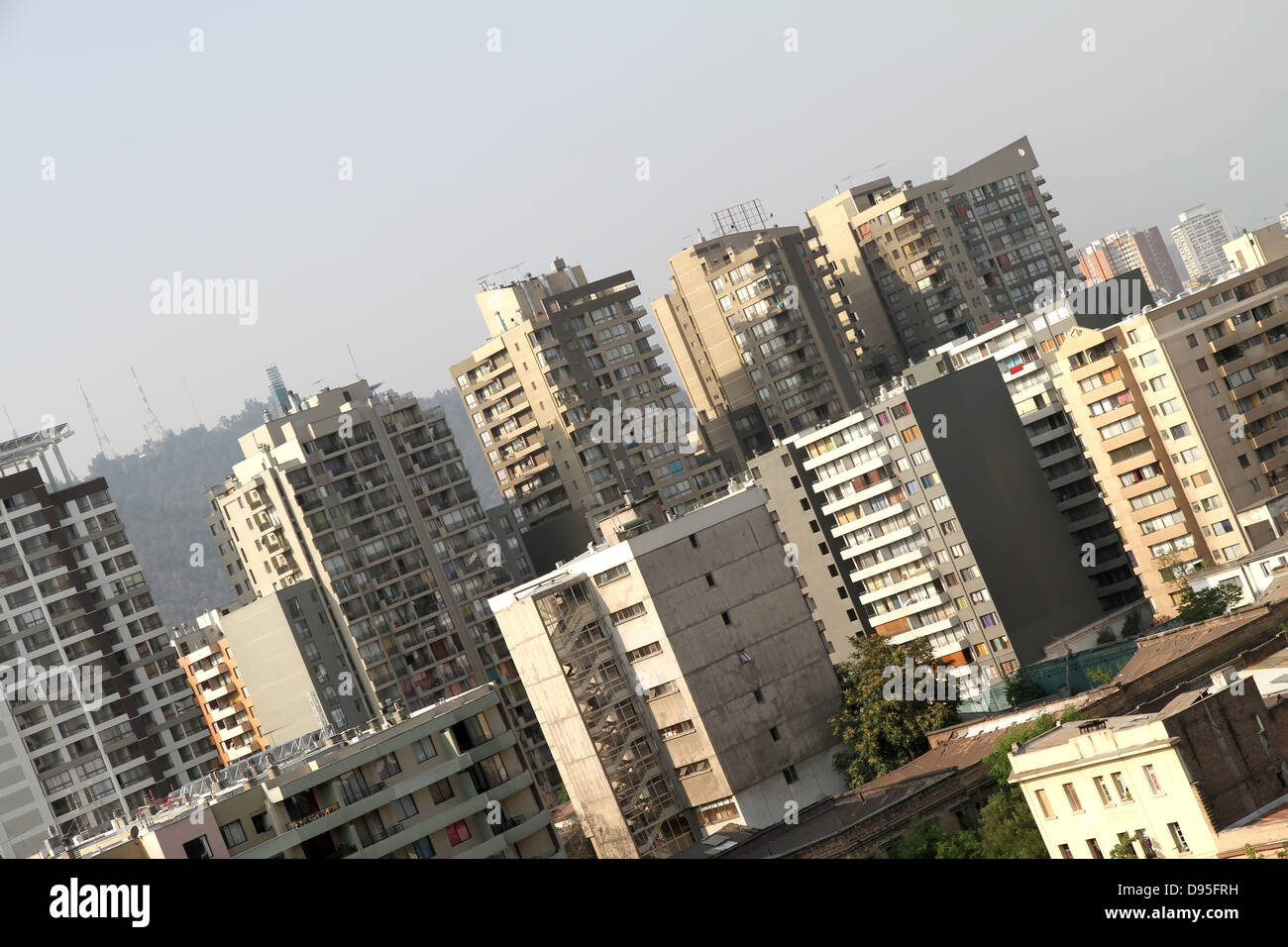 Buildings in Santiago de Chile, Chile, South america Stock Photo - Alamy