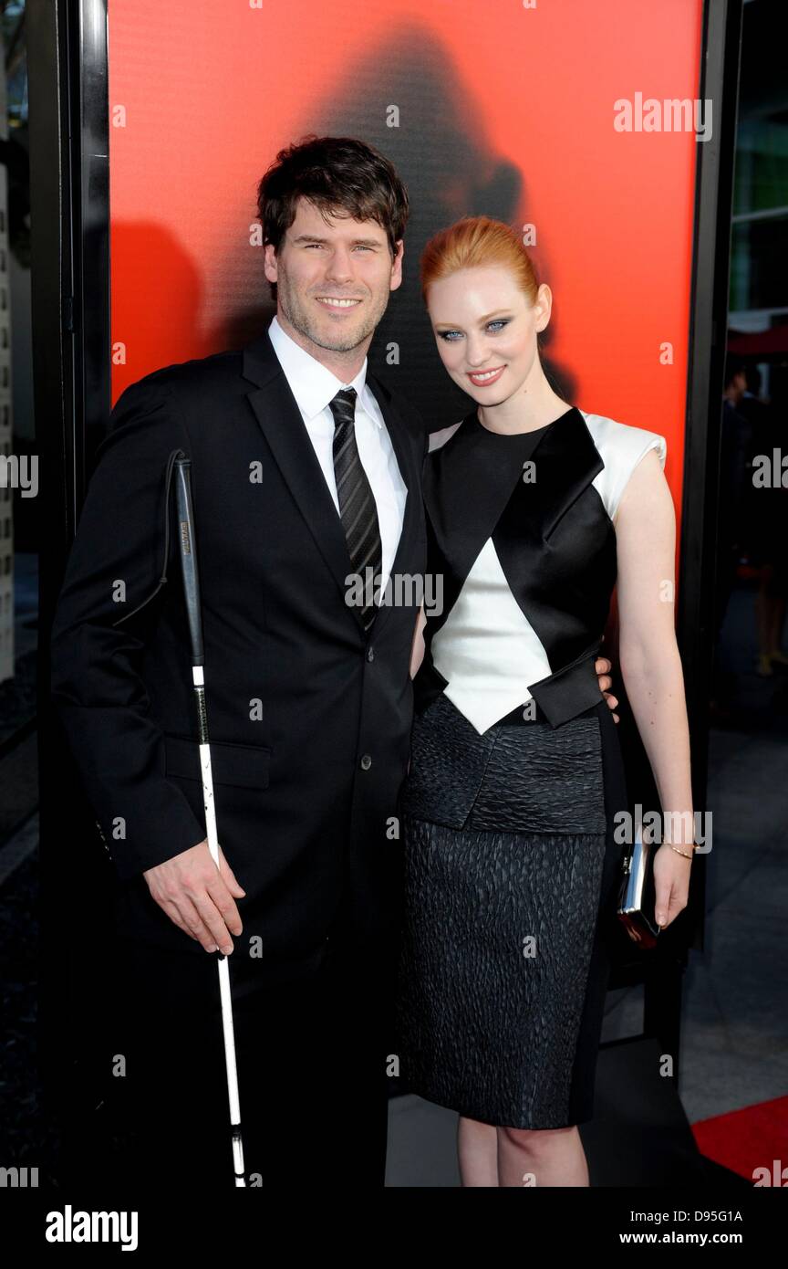 Los Angeles, CA. 11th June, 2013. Deborah Ann Woll, E.J. Scott at ...