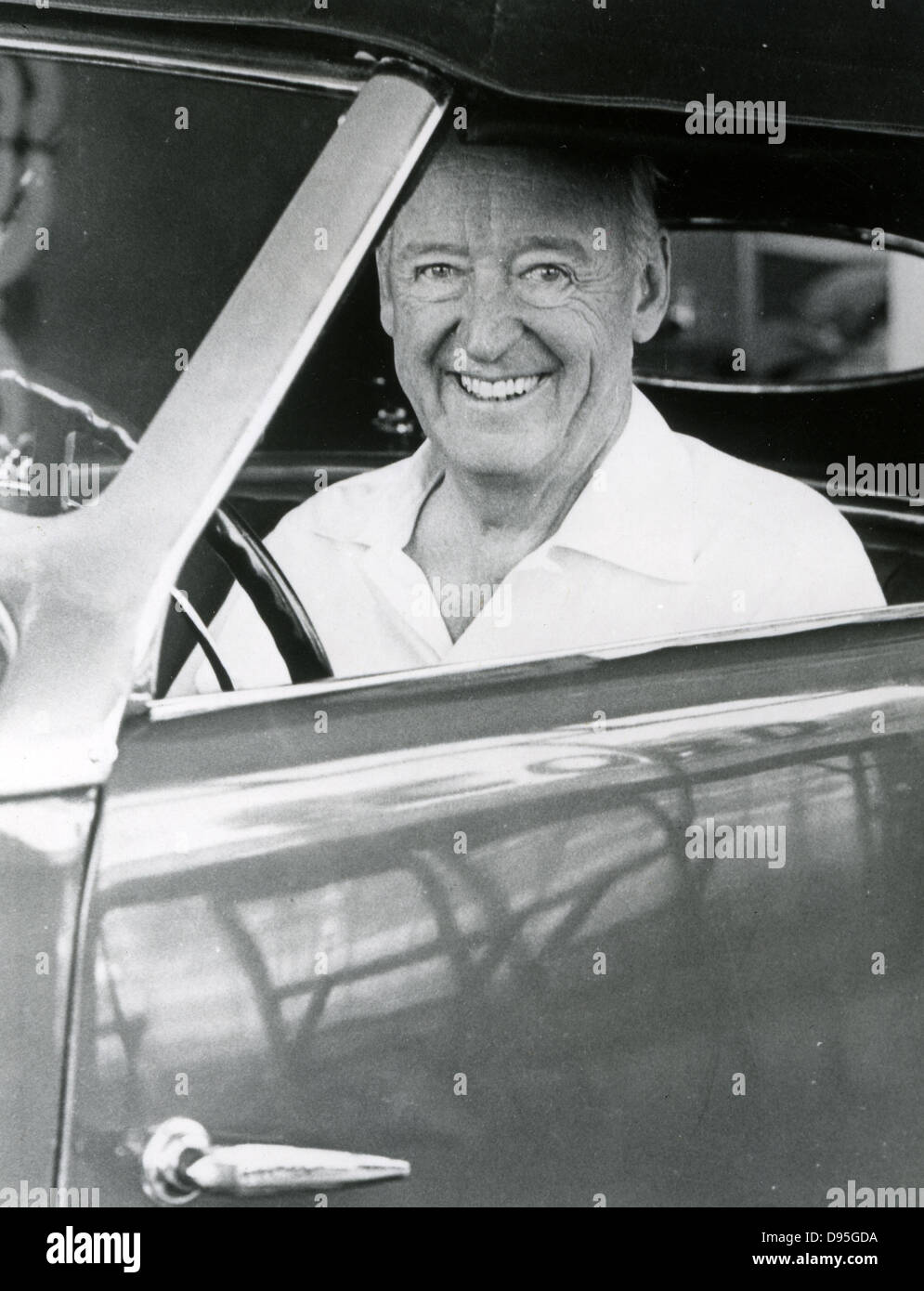 GORDON BUEHRIG (1904-1990) American automobile designer in 1977 Stock ...