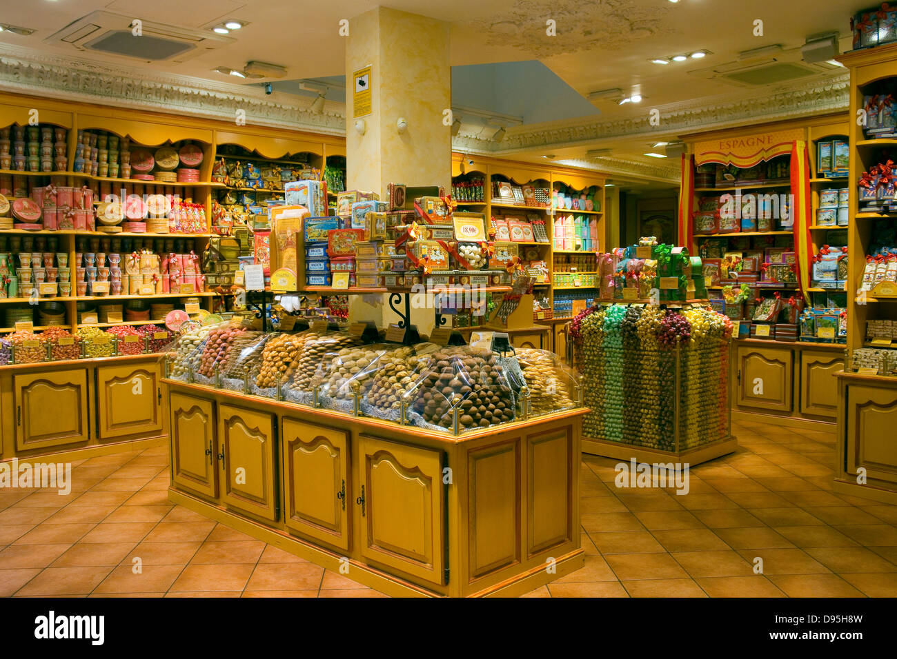 La Cure Gourmand Sweet shop in Seville, Andalusia, Spain Stock Photo ...