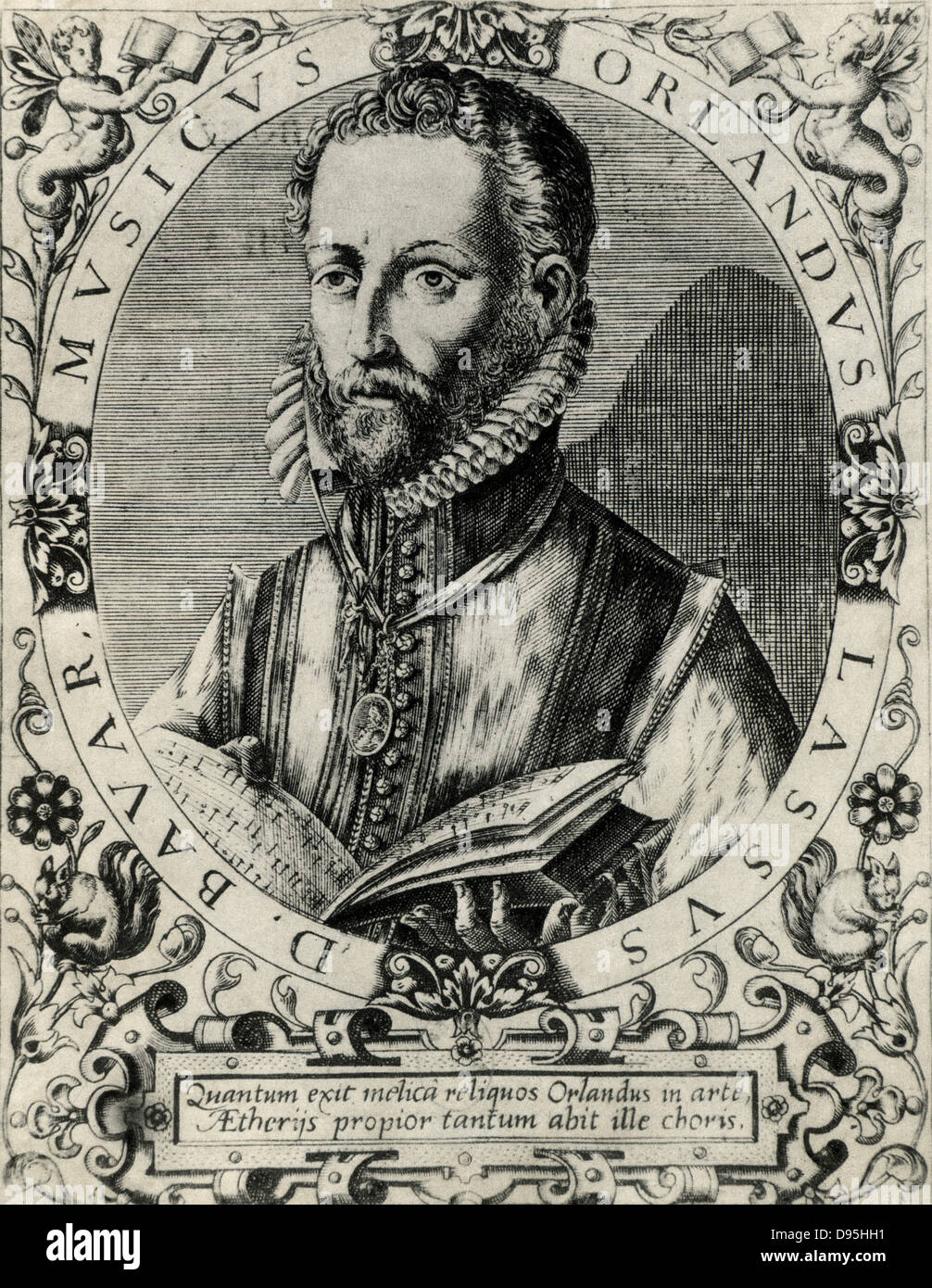 Orlando Lassus (Orlando di Lasso - c1532-1594) Composer and musician ...