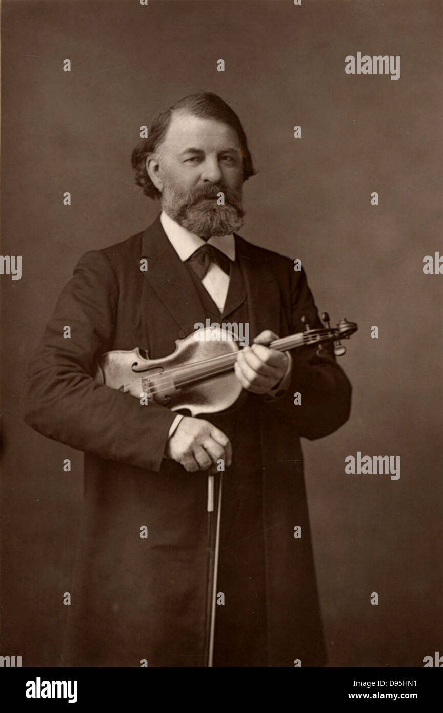 Joseph joachim 1831 1907 hungarian violinist hi-res stock photography ...