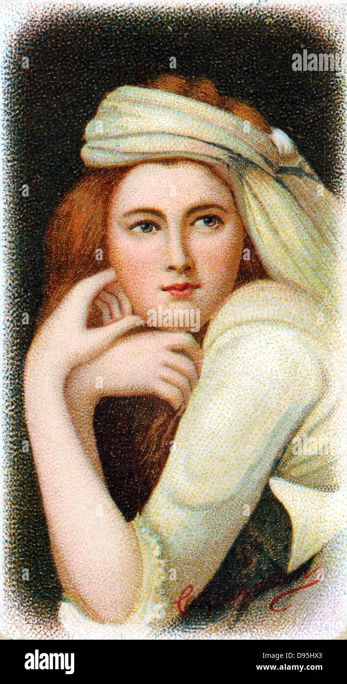 Emma Lady Hamilton (c1765-1851) mistress of Horatio Nelson ...