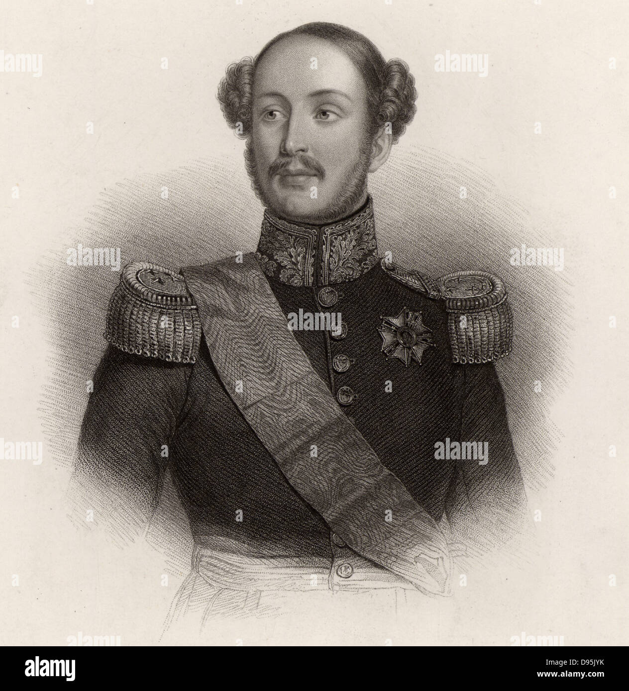 Ferdinand Philippe, Duc d'Orleans (1810-1842) eldest son of French king ...