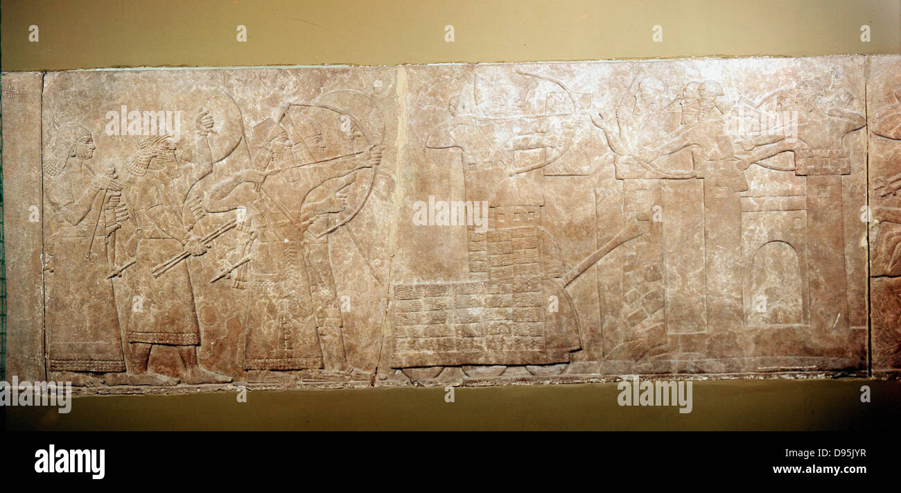 Bas relief ashurbanipal hi-res stock photography and images - Alamy