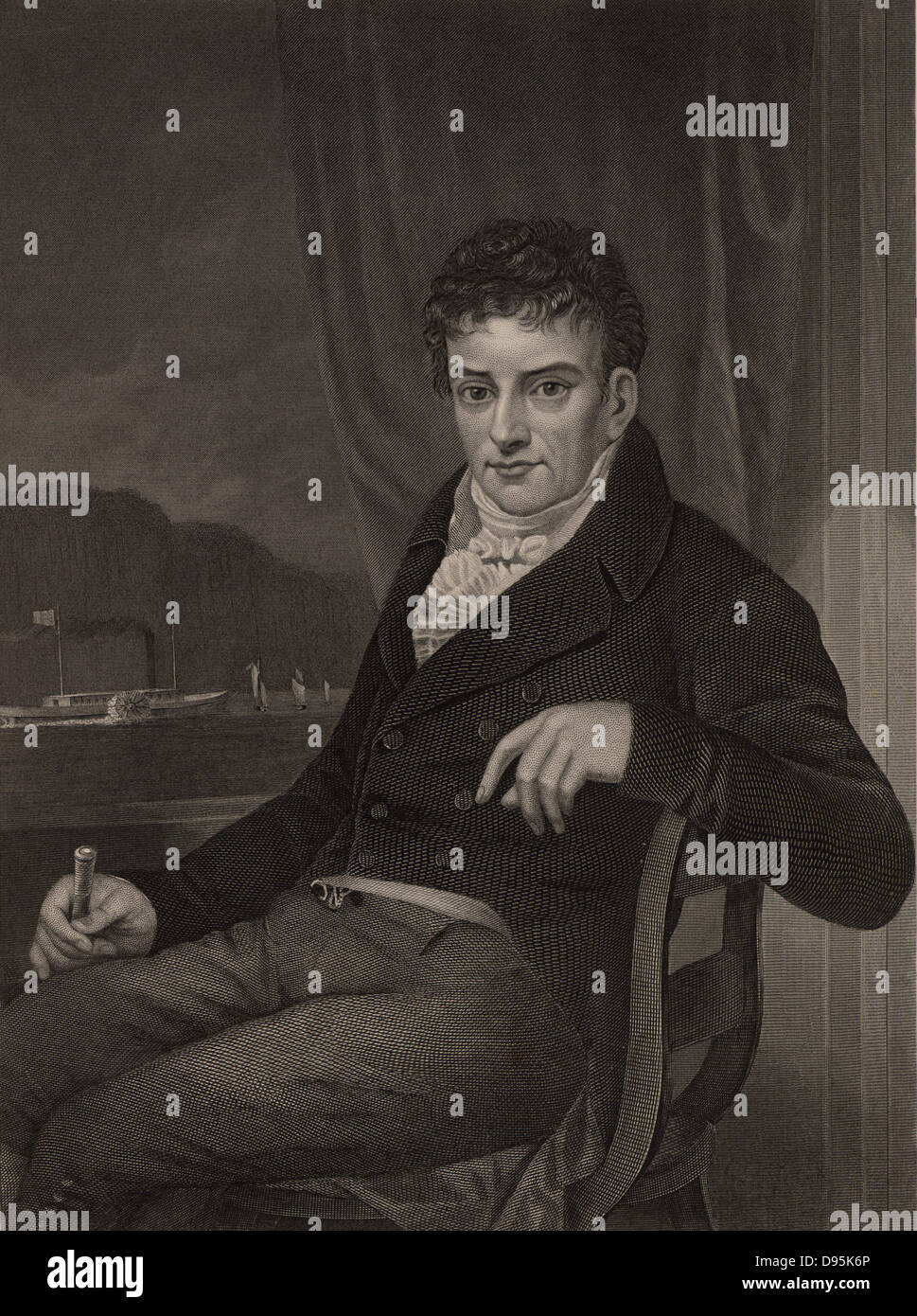 Robert Fulton (1765-1815) American engineer and inventor born in ...