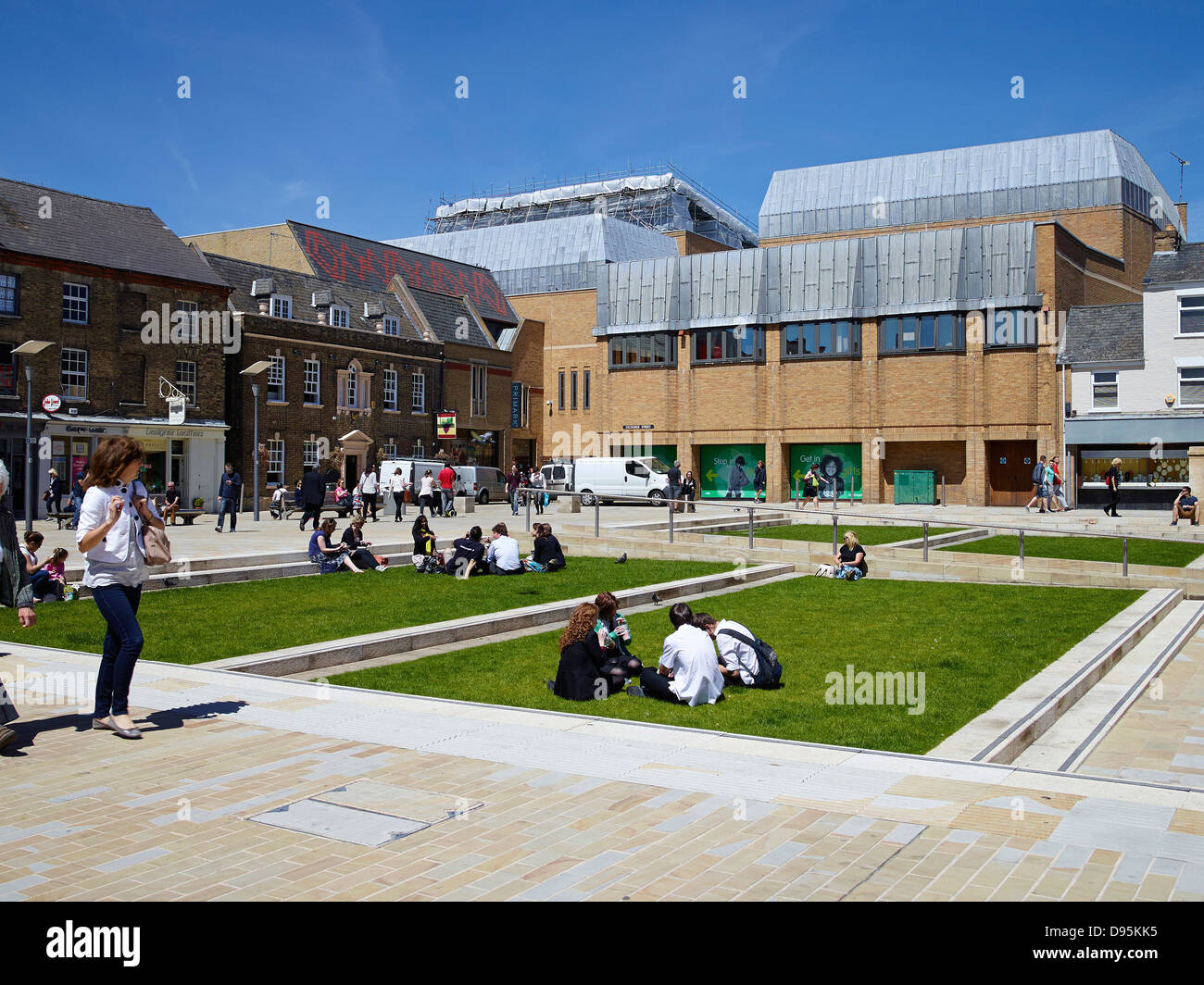 City Centre, Peterborough Cambridgeshire, Eastern England Stock Photo ...