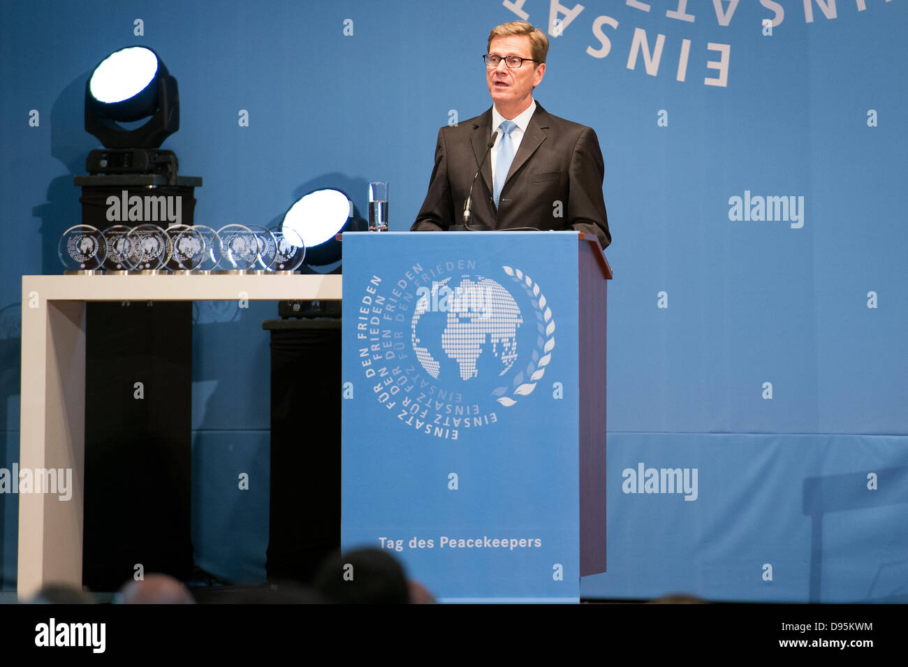 Berlin, Germany. June 12th 2013. 'Day of Peacekeepers 2013' - First ...