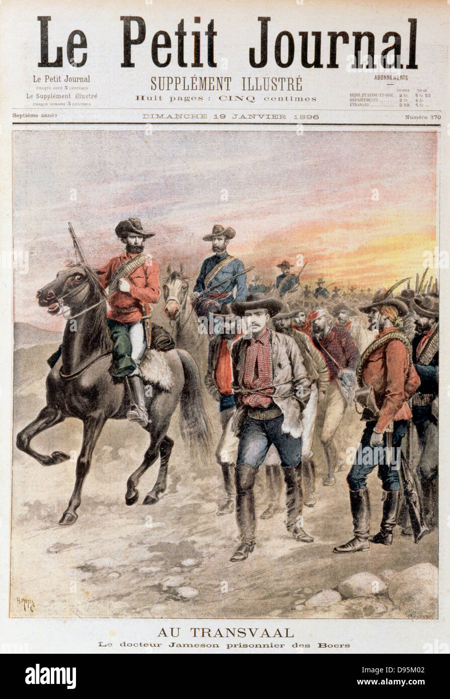 Leander Starr Jameson (1852-1917) taken prisoner after failure of ...