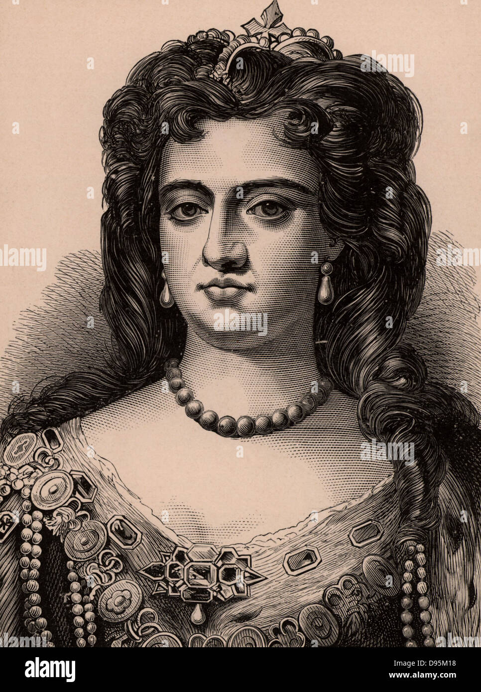 Anne (1665-1714) queen of Great Britain and Ireland from 1702. Younger ...