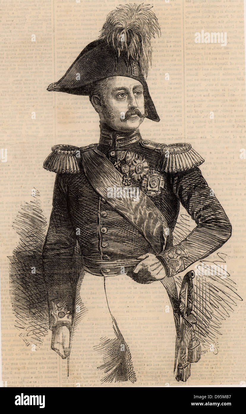 Nicholas 1 (1796-1855) Emperor (Tsar) of Russia from 1825. Nicholas in ...