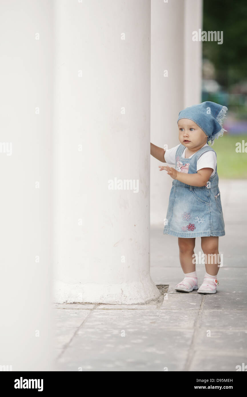 little girl hiding in white columns Stock Photo - Alamy little girl hiding in white columns Stock Photo - Alamy