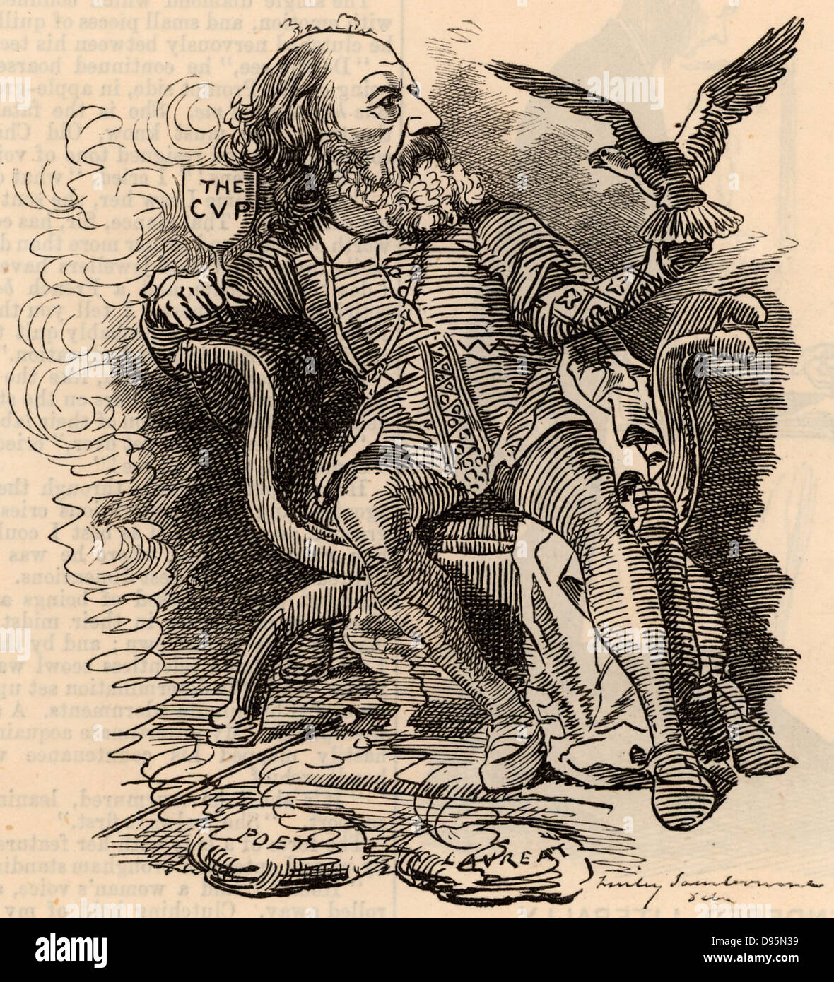 Alfred tennyson baron tennyson hi-res stock photography and images - Alamy