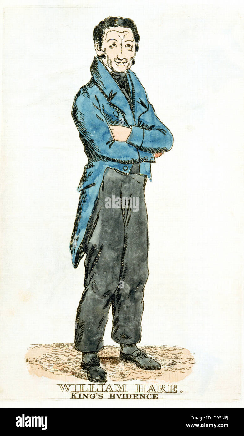 William Hare (1790-1860) Murderer and body snatcher, accomplice of ...