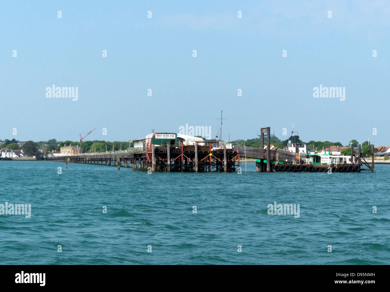 Hythe Pier 640m long with Railway and the Hythe Ferry provide a link ...