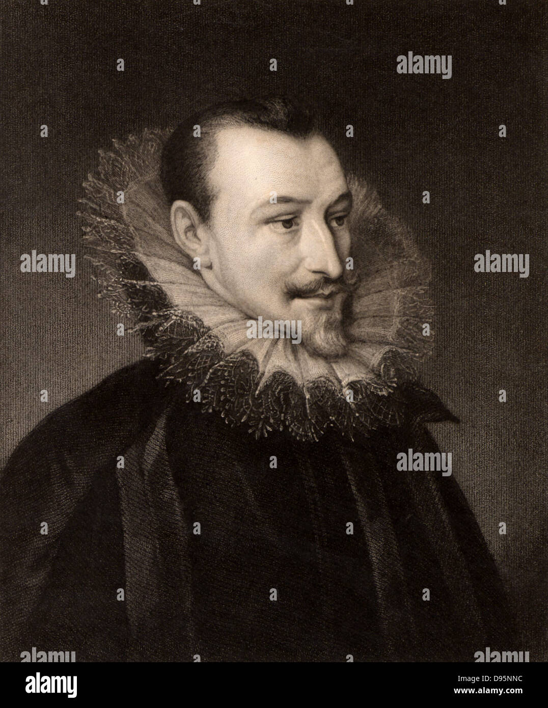 Edmund Spenser (1552?-1599) English Elizabethan poet. Engraving from ...