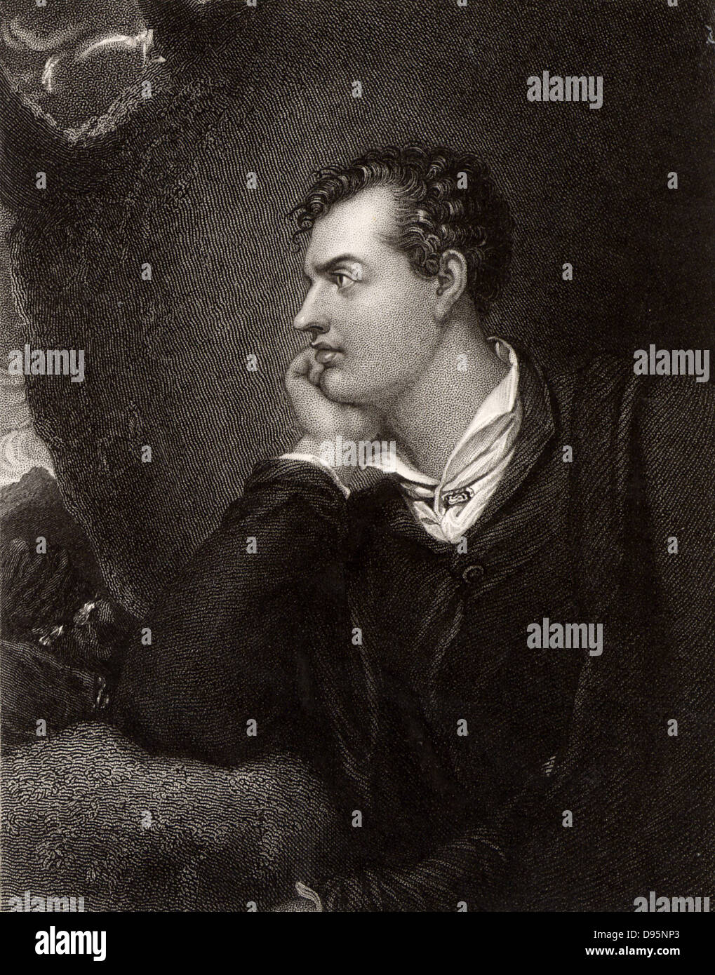 George Gordon, Lord Byron (1788-1824) English Romantic poet of Scottish ...
