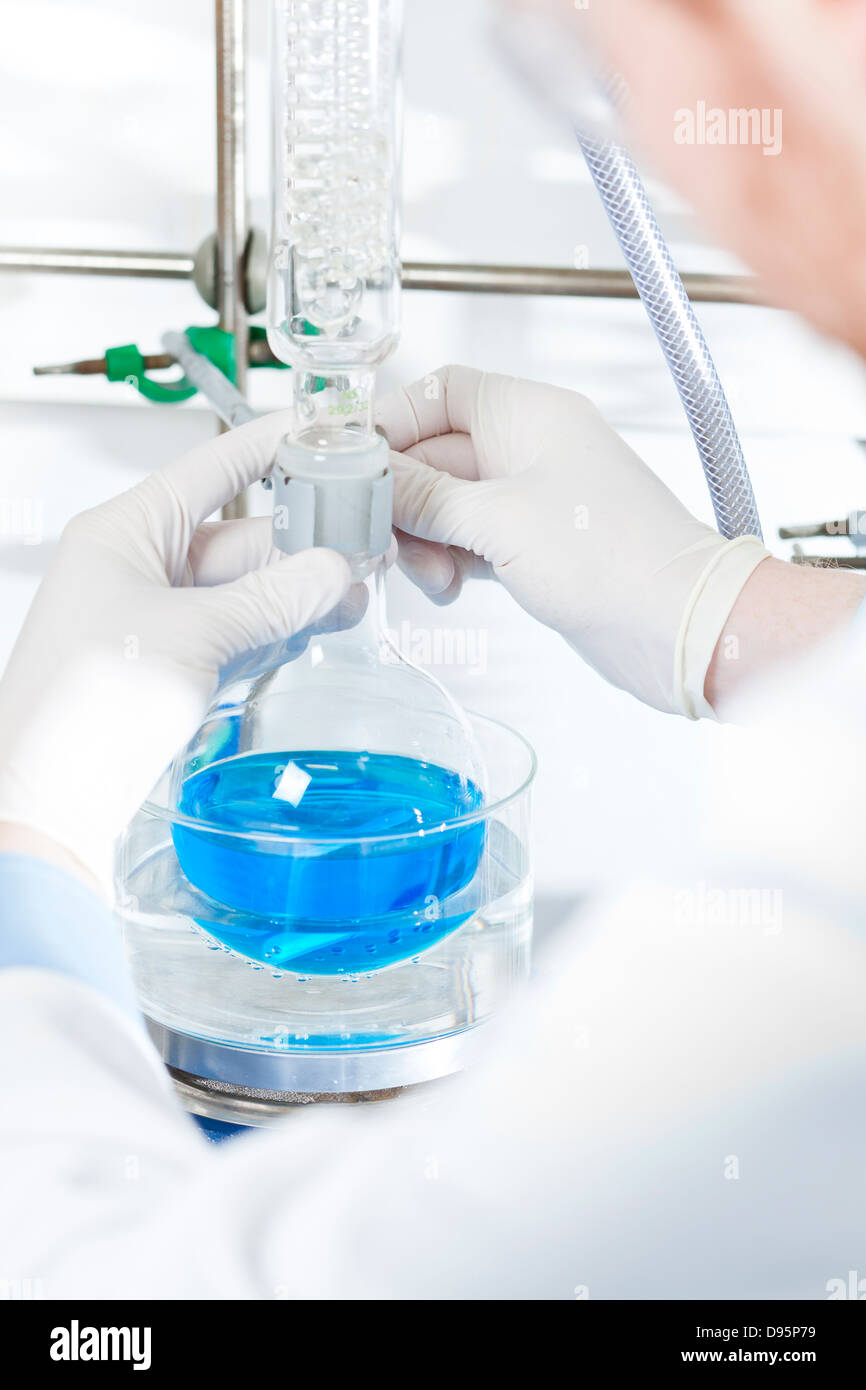 Setting up experiment hi-res stock photography and images - Alamy