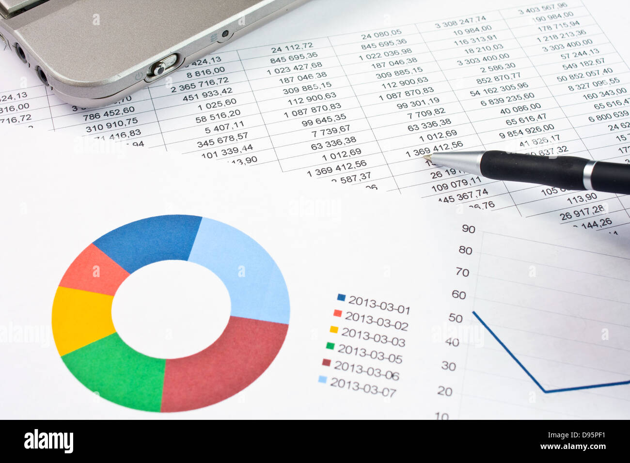 financial chart Stock Photo - Alamy