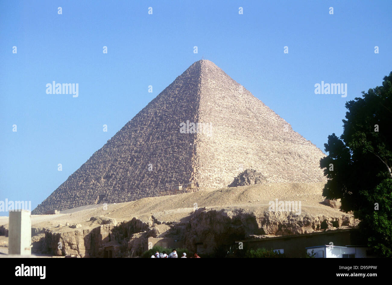 Great Pyramid of Cheops at Giza, Egypt Stock Photo - Alamy