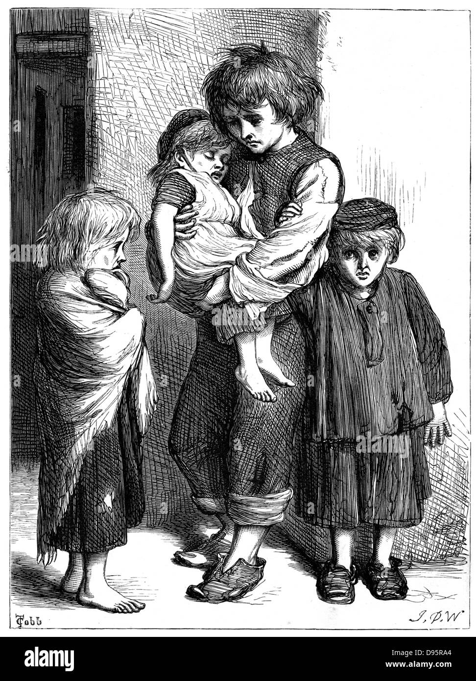 The Children of the Poor (Les Enfants Pauvres) - 'The Ragged Babes That ...
