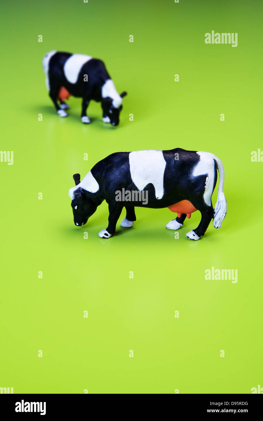 Plastic cow toy hi-res stock photography and images - Alamy