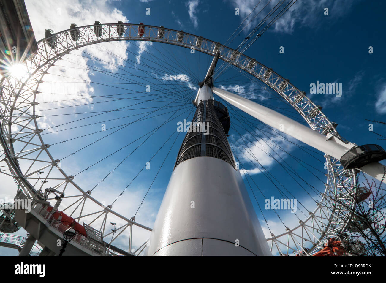 the wheel of london eye, London UK Stock Photo - Alamy