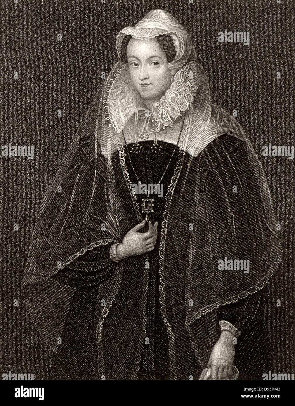 Mary queen of scots 1542 1587 daughter of james of scotland hi-res ...