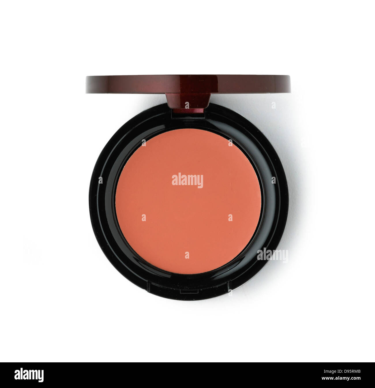 blusher compact cut out onto a white background Stock Photo - Alamy