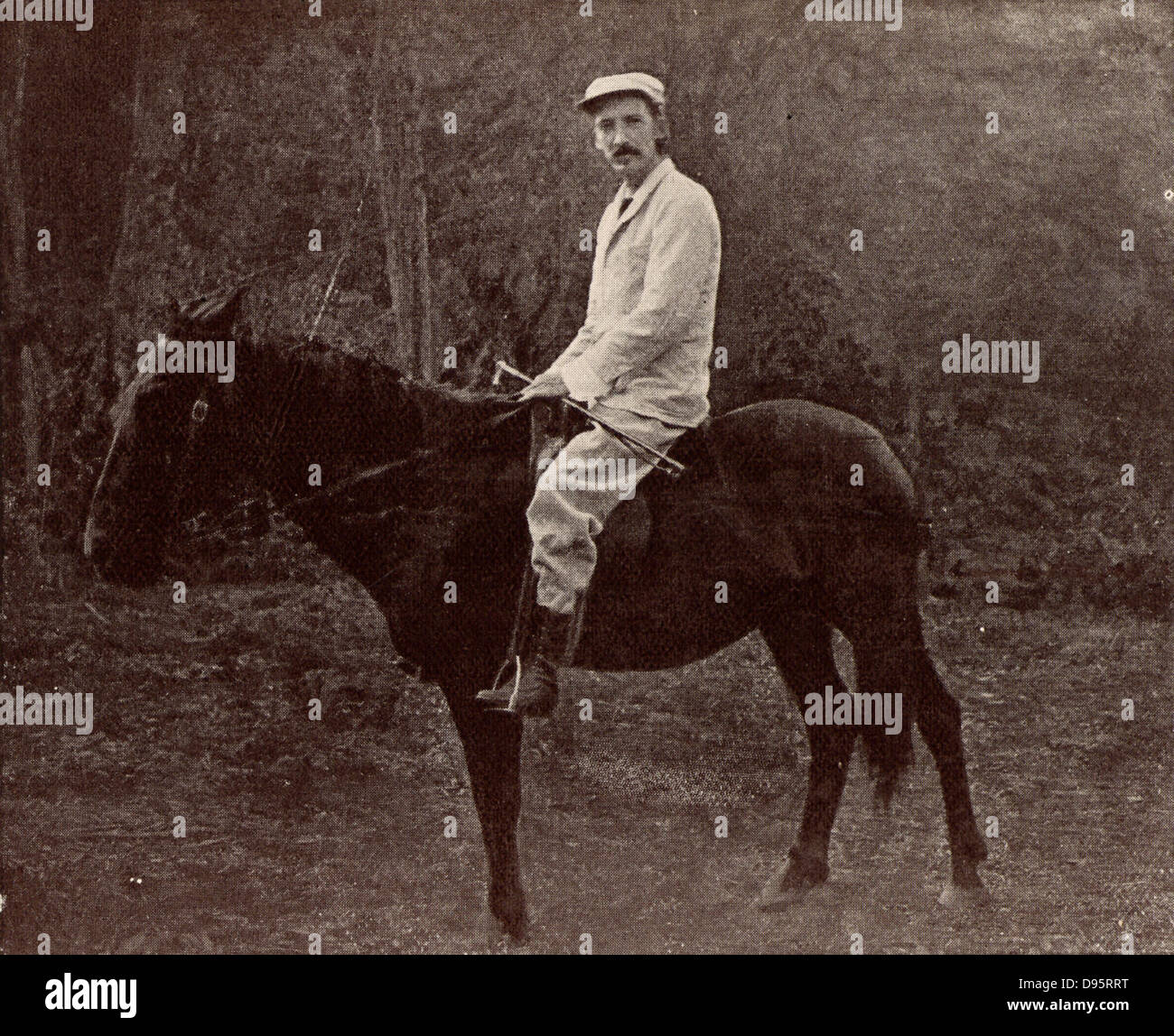 Robert Louis Balfour Stevenson (1850-1894) Scottish author, born in ...