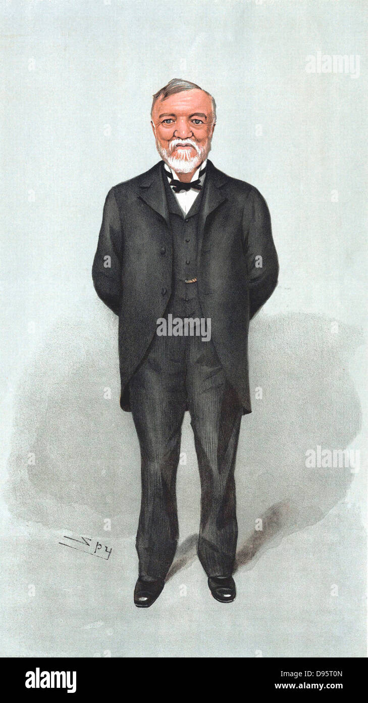 Andrew Carnegie Philanthropy Cartoon