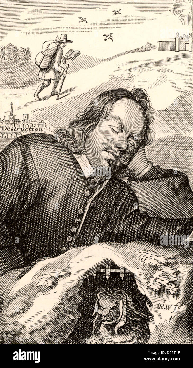 John Bunyan (1628-1688) English Puritan preacher. Bunyan's dream in ...
