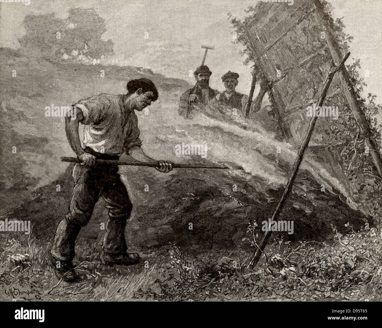 Charcoal burners hi-res stock photography and images - Alamy