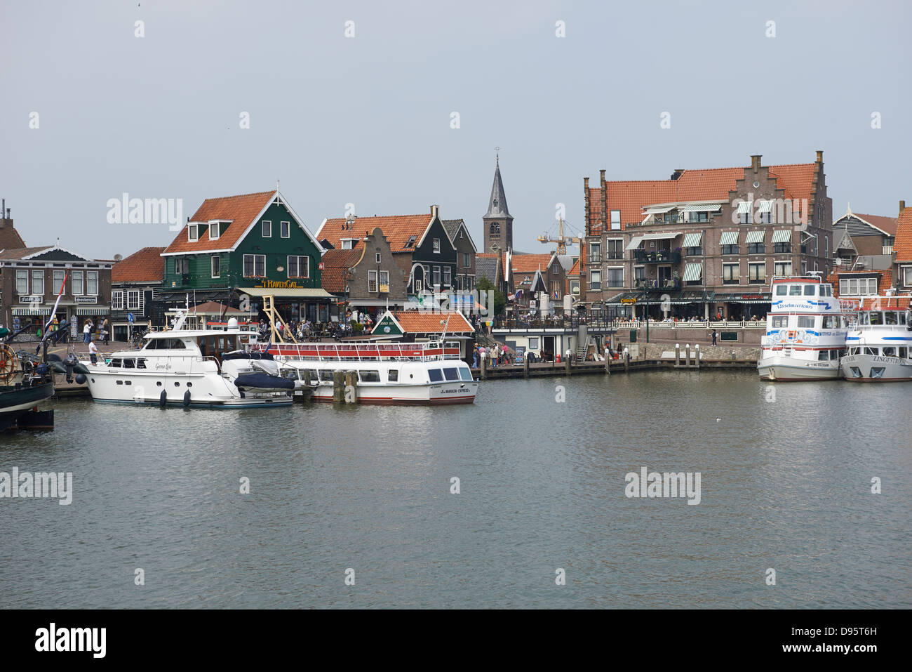Volendam port, Netherlands (Holland Stock Photo - Alamy
