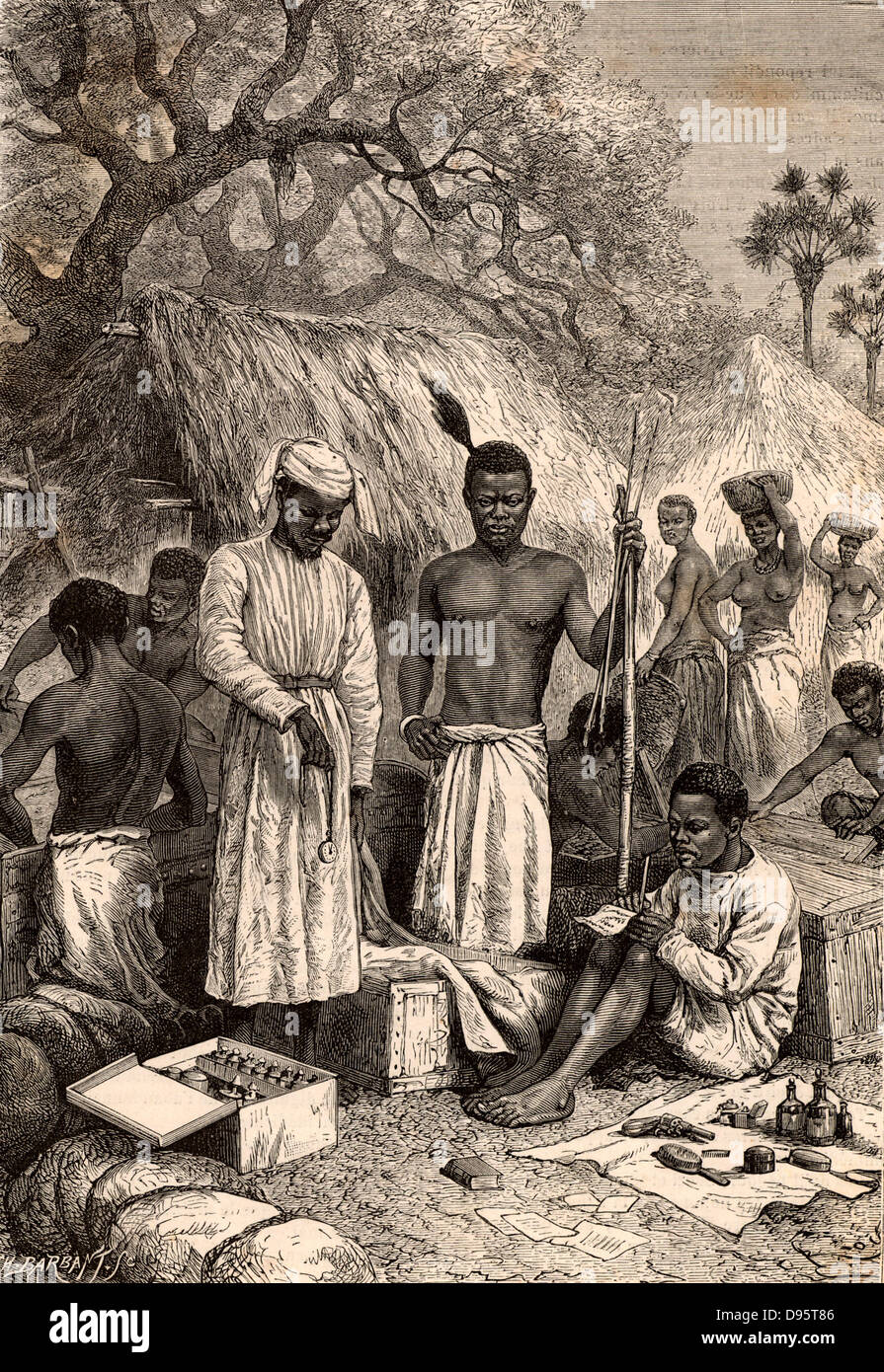The African attendants of David Livingstone (1813-1873) Scottish ...