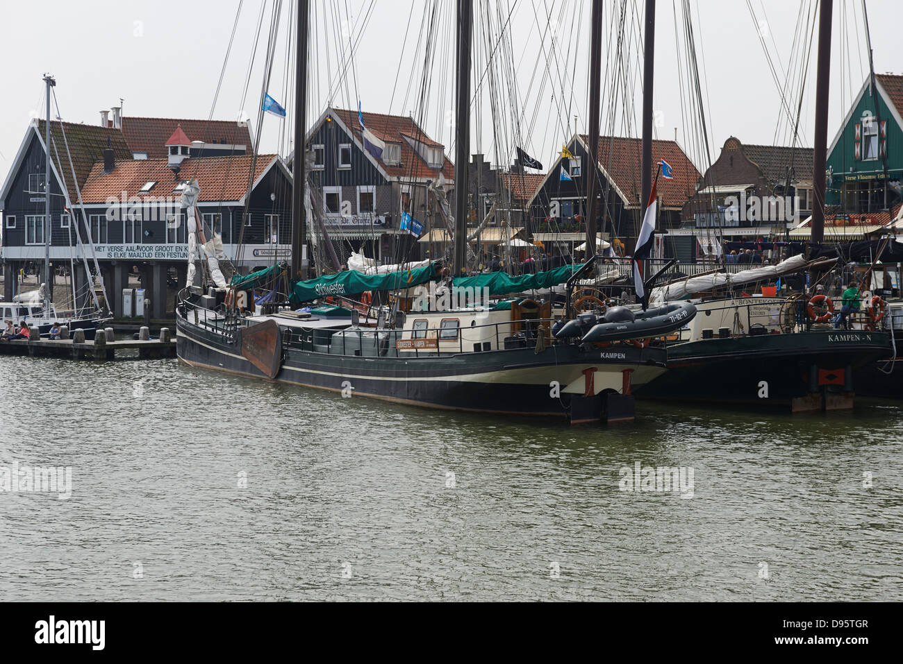 Volendam port, Netherlands (Holland Stock Photo - Alamy