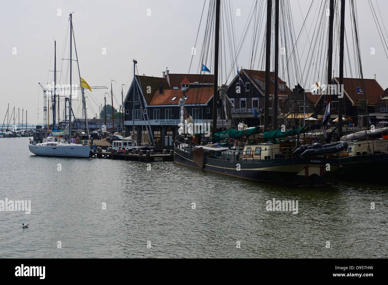 Volendam port, Netherlands (Holland Stock Photo - Alamy