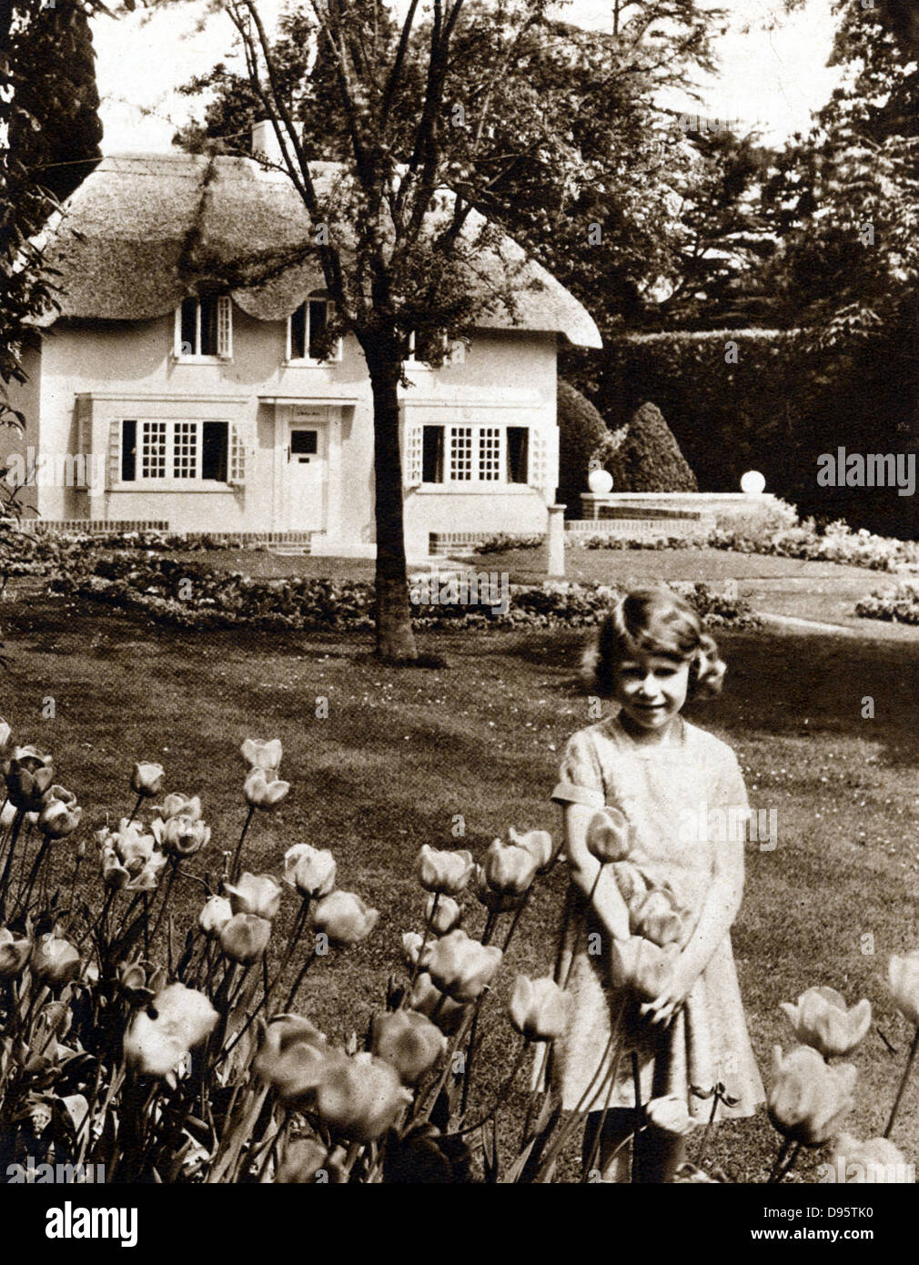 Princess Elizabeth (Elizabeth II of Great Britain from 1952) as a child ...