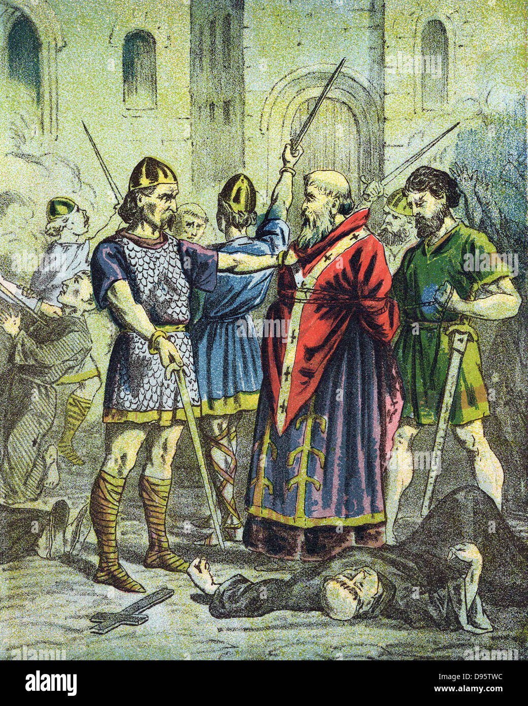 St alphege alphage english prelate hi-res stock photography and images ...