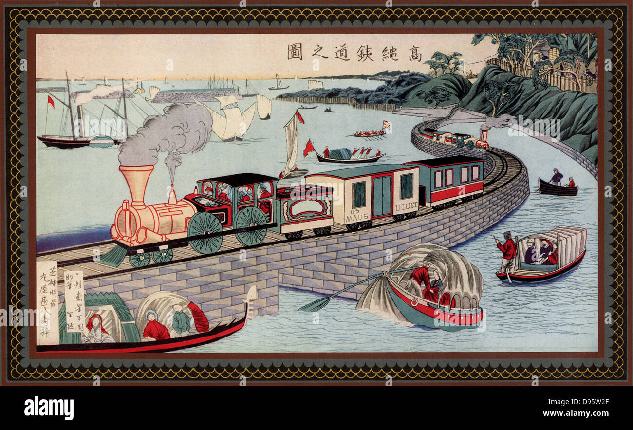 Railway steam train japanese hi-res stock photography and images - Alamy