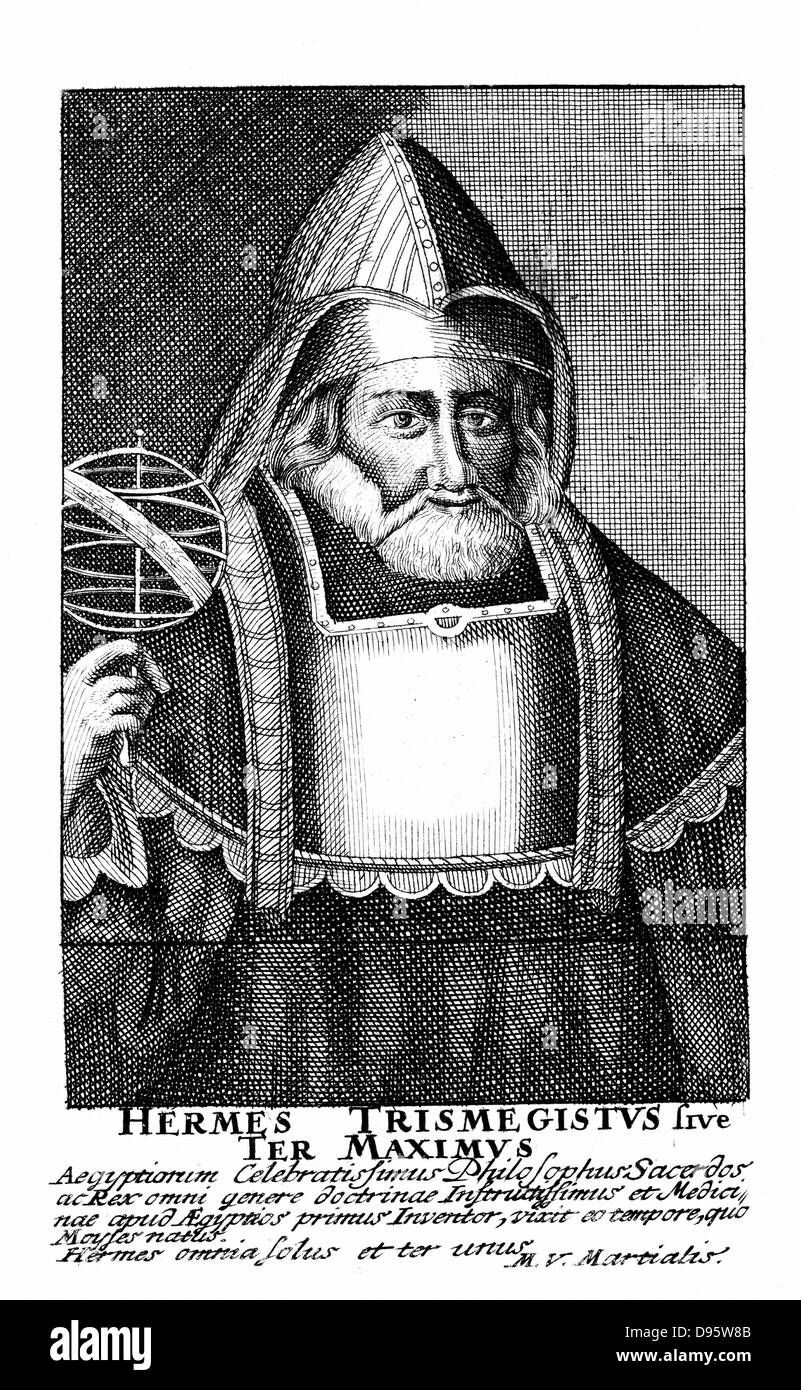 Hermes the Egyptian (Hermes Trismegistus) the legendary fount of occult ...