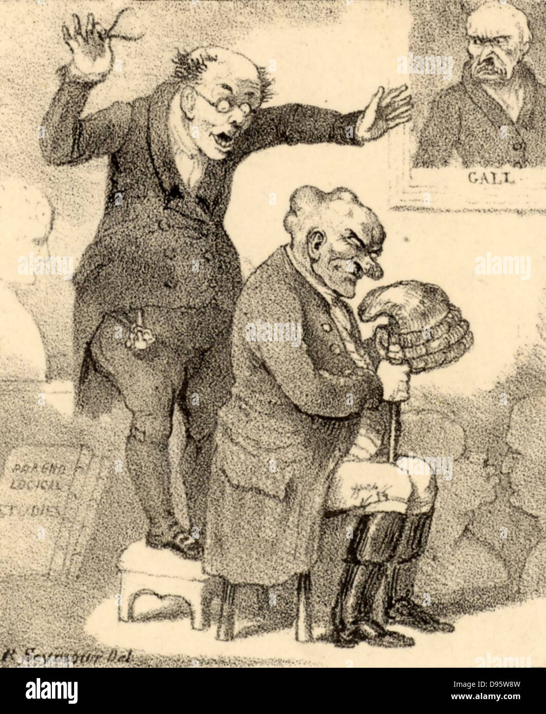 Franz joseph gall phrenology hi-res stock photography and images - Alamy