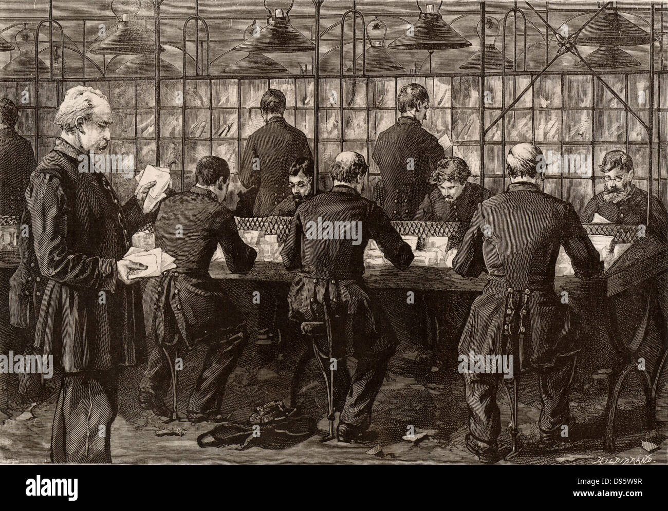 Postal sorting office hi-res stock photography and images - Alamy