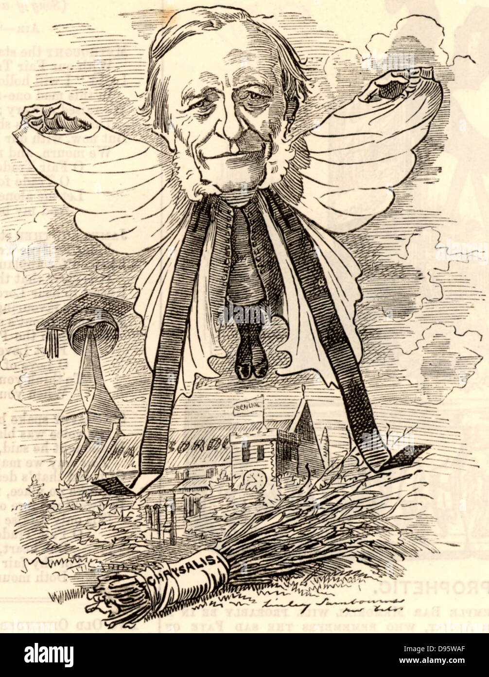 1870 british cartoon hi-res stock photography and images - Alamy