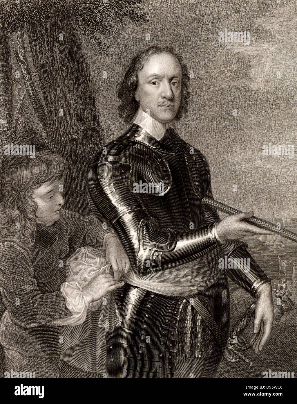 Oliver Cromwell (1559-1658) English soldier and statesman. Leading ...