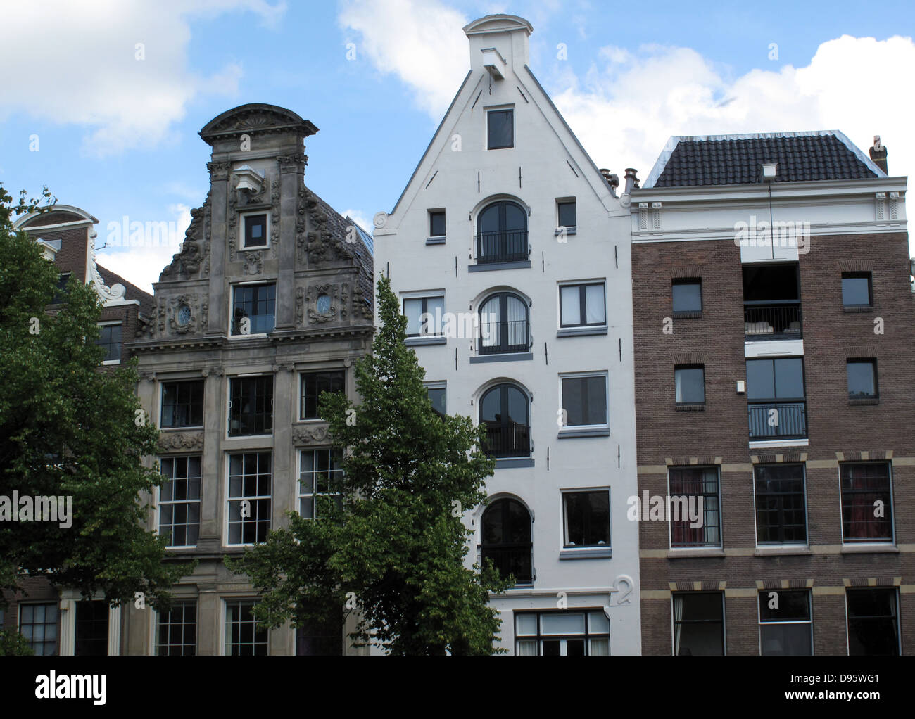 Amsterdam buildings facades hi-res stock photography and images - Alamy
