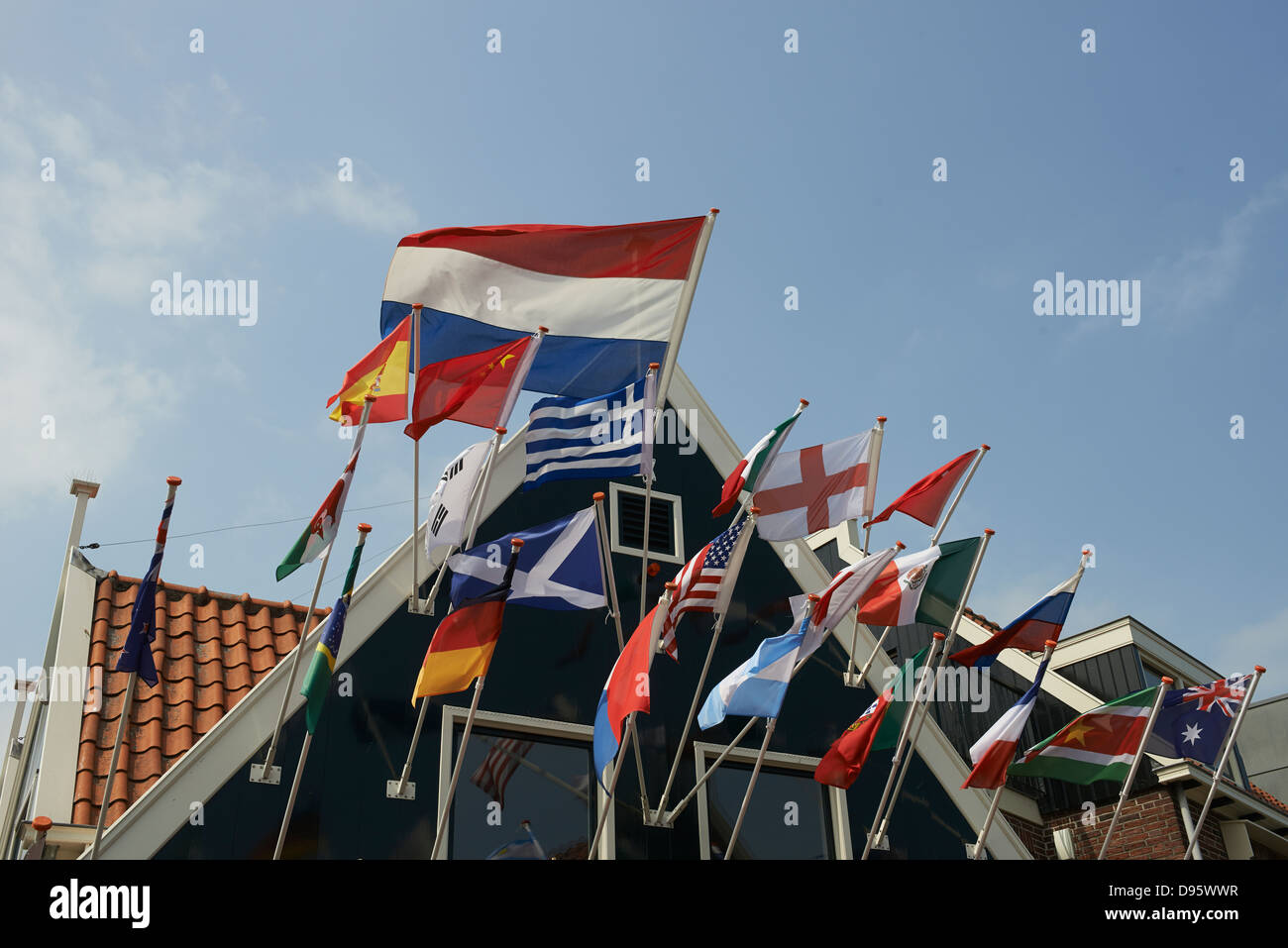 Volendam port, Netherlands (Holland Stock Photo - Alamy