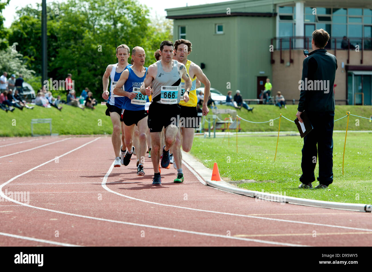Athletics, men`s 5000m race Stock Photo - Alamy